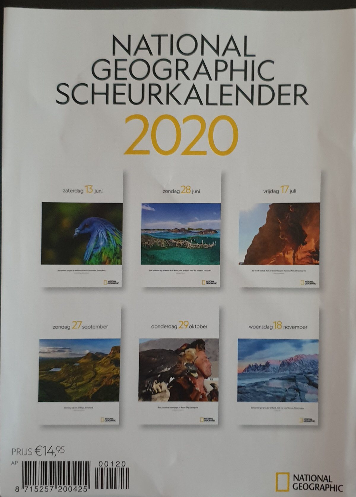Foto in de National Geographic foto kalender - Robert Smits